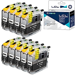LCL Compatible Ink Cartridge Replacement for BrotherLC101 LC101XL LC-103 LC103 XL LC103XL LC101BK LC103BK High Yield DCP-J132W DCP-J152W DCP-J172W DCP-J4110DW DCP-J552DW DCP-J752DW (3-Pack Black)