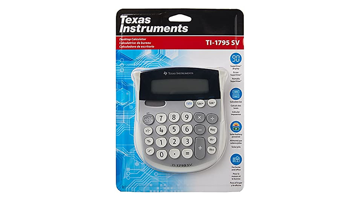 Texas Instruments TI-1795 SV Calculator – Reliable Function & Easy Use