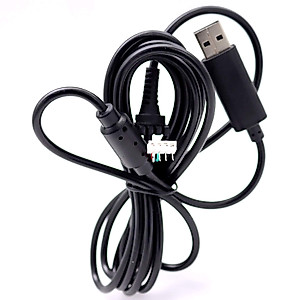 Deal4GO 6.5FT 4-pin USB Controller Cable Pinout for Xbox 360 Wired Controller Replacement Lead (NO Packaging)