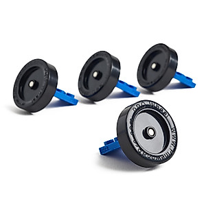 PRO Brick Wheel - Axle Assembly for Brick Derby Car Racing (Set of 4) by Pinewood Pro