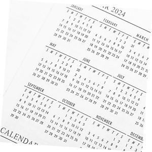 STOBOK 4pcs Gallery Leather Weekly Planner 2024 Planner Notebook Daily Work Planner Digital Calendar Planner Daily Task Planner Note Pads Notebooks Office Single Pad Paper Pocket