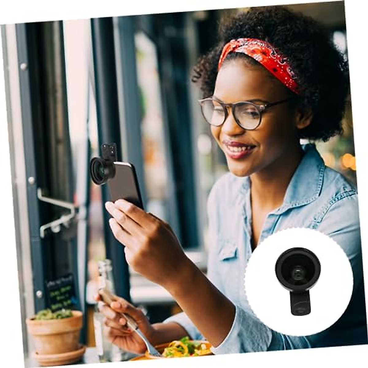 Abaodam 3pcs Set Wide-Angle Lens Phone Wide Angle Lens Intelligent Wide Angle Lens 2 in 1 Clip on Cell Phone Lens Suite Aviation Aluminum Alloy Universal Clip External Wide Angle