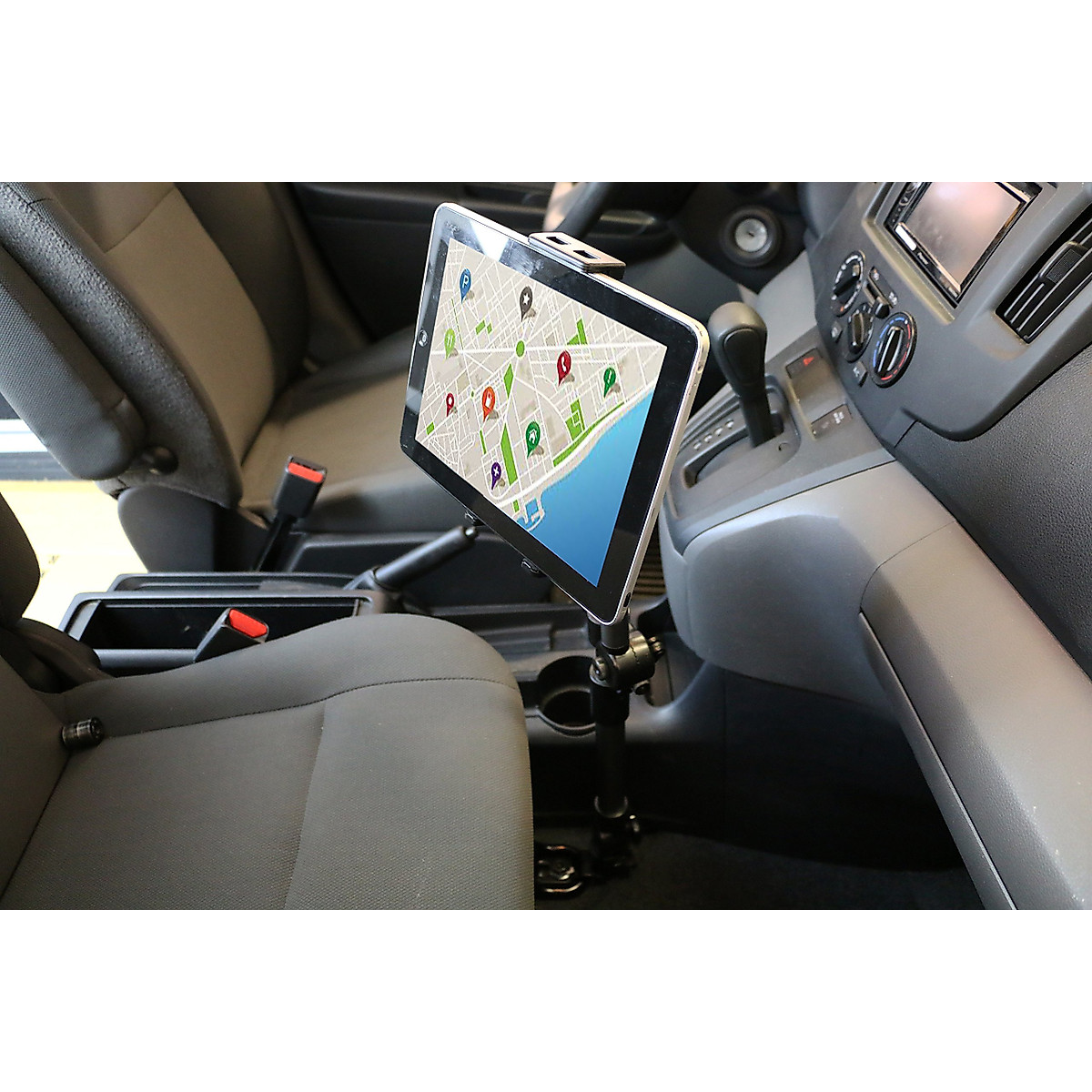 UTSM-02 Heavy-Duty Mount: in-Car Universal Tablet/Smartphone Holder