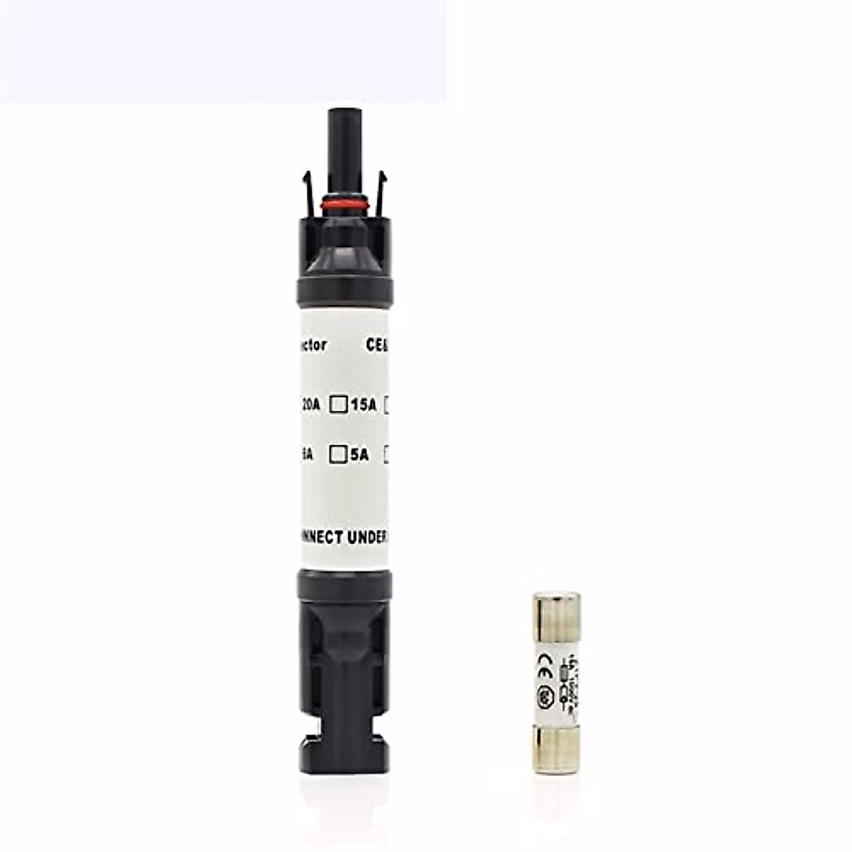 NHOSS 5PCS Solar in-line Fuse Connector 20A mp 1000 V DC Male to Female PV Solar Fuse Holder LJ0138