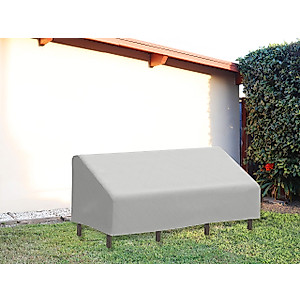 Simple Houseware 3-Seater Deep Lounge Patio Sofa Cover, 79 x 38 x 29 Inches