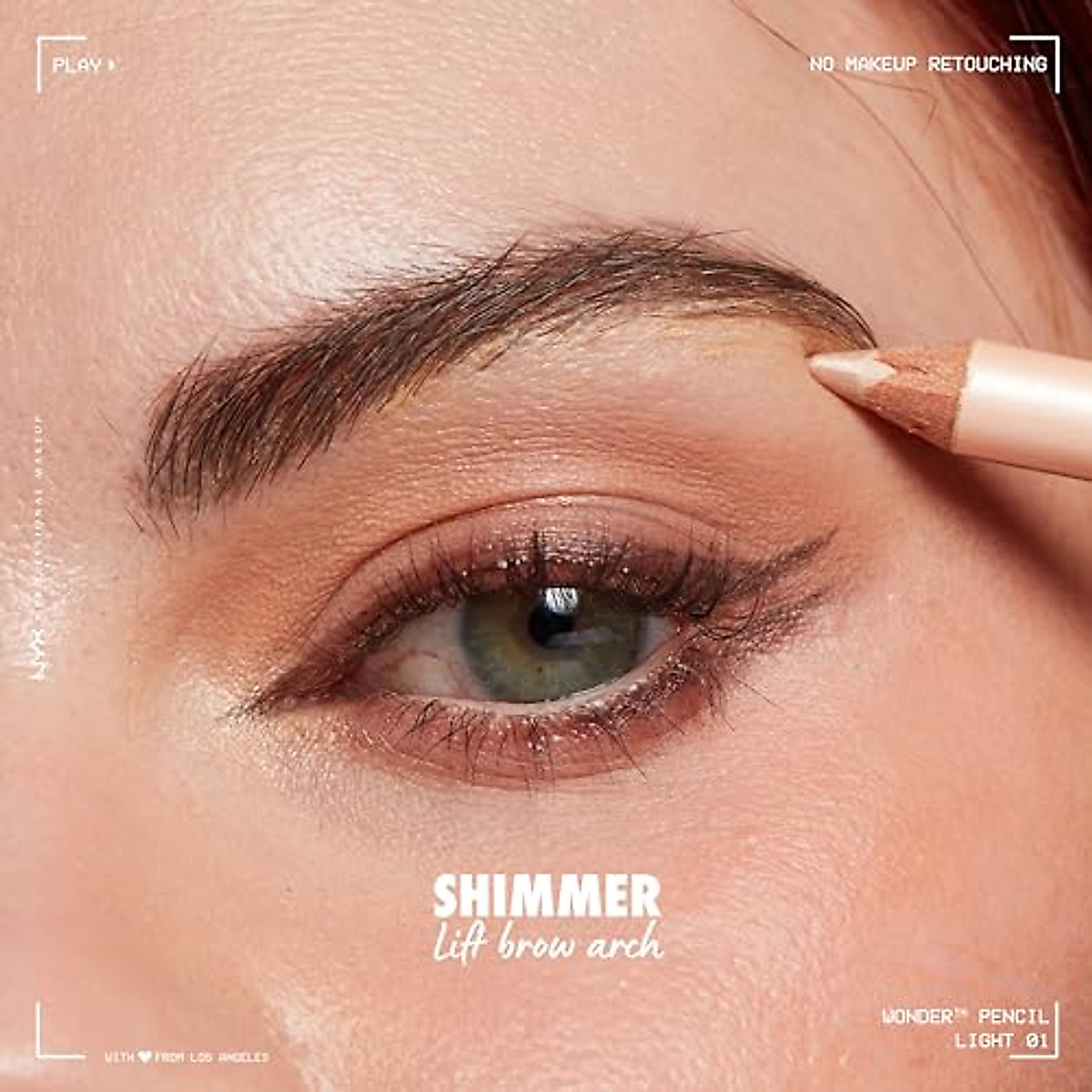 NYX PROFESSIONAL MAKEUP Wonder Pencil, Multi-Use Micro Highlighter & Concealer Stick - Light