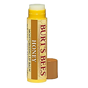 Burt's Bees 100% Natural Moisturizing Lip Balm, Honey with Beeswax - 1 Tube, 0.15 Ounce