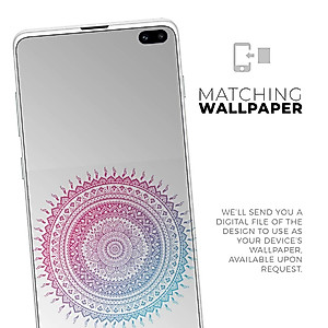 DesignSkinz Ethnic Indian Tie-Dye Circle Protective Vinyl Decal Wrap Skin Cover Compatible with The Samsung Galaxy S20 (Screen Trim & Back Glass Skin)