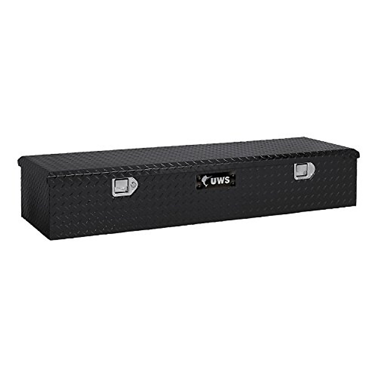 UWS FWB-58-BLK Black 58" Fifth Wheel Box with Beveled Insulated Lid