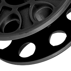 RANNYY Diving Finger Spool,Durable Plastic Scuba Diving Compact Finger Spool Reel Diver Underwater Accessory(Black)