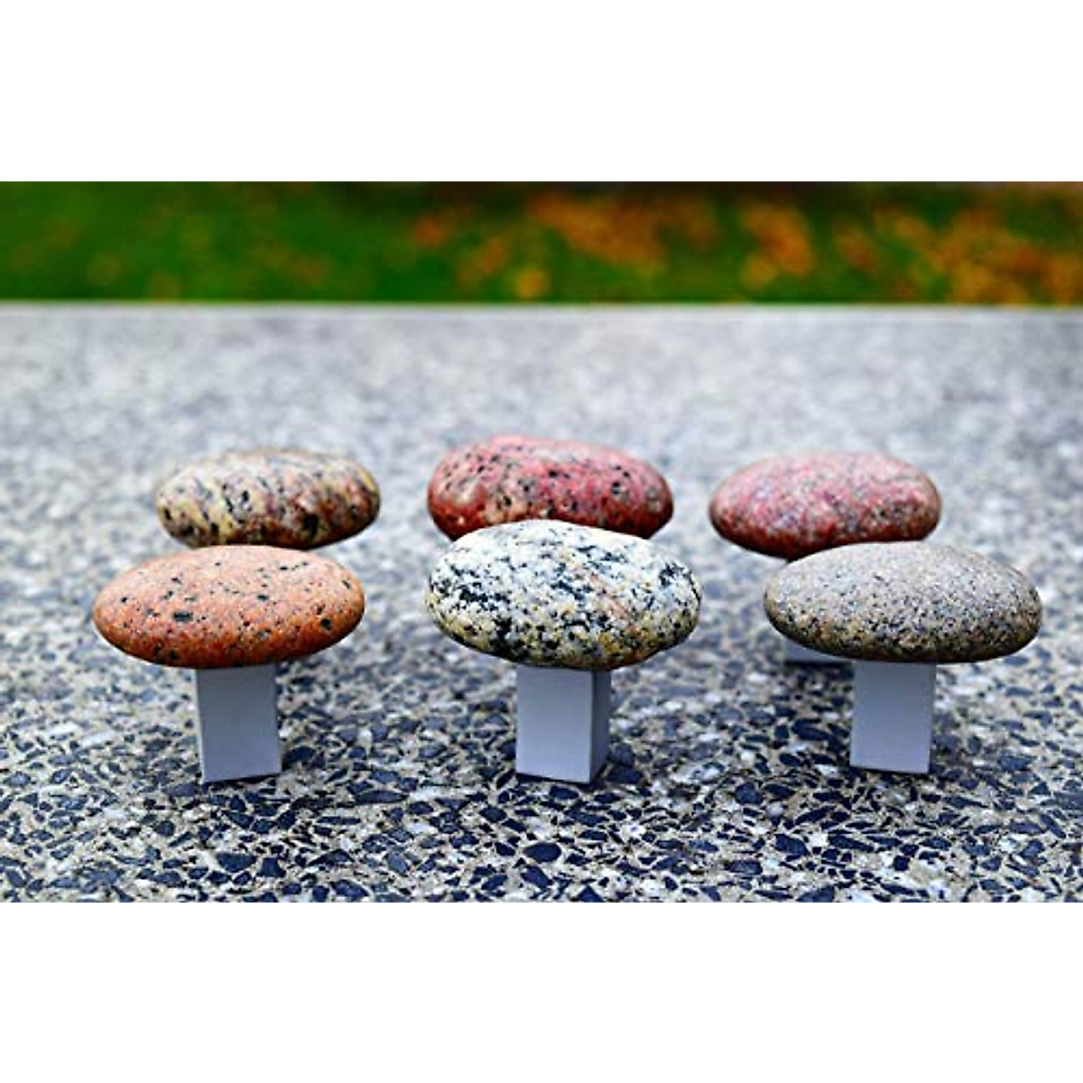 Stone knobs and pulls. Beach Stone Kitchen Cabinet pull knob. Door handle. Stone Cabinet Knobs. Furniture knobs. Drawer Pull. 1 PCS