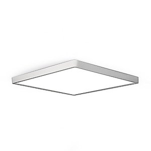 LED Flush Mount Ceiling Light Fixture, 5000K Daylight White, 12inch 24W, 3200LM, Slim Flat Panel Lighting Fixture, Square Modern Ceiling Lamp for Bedroom, Kitchen, Living Room, Closet, Stairwell
