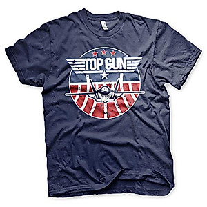 Top Gun Officially Licensed Tomcat Mens T-Shirt (Navy Blue), XX-Large