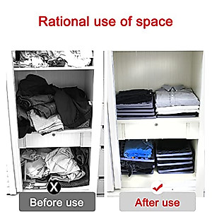 10 Layer Stackable T Shirt Trays Board with Clips Wardrobe Shelf Dividers Closet Organizers Pants Clothes Folder Storage System
