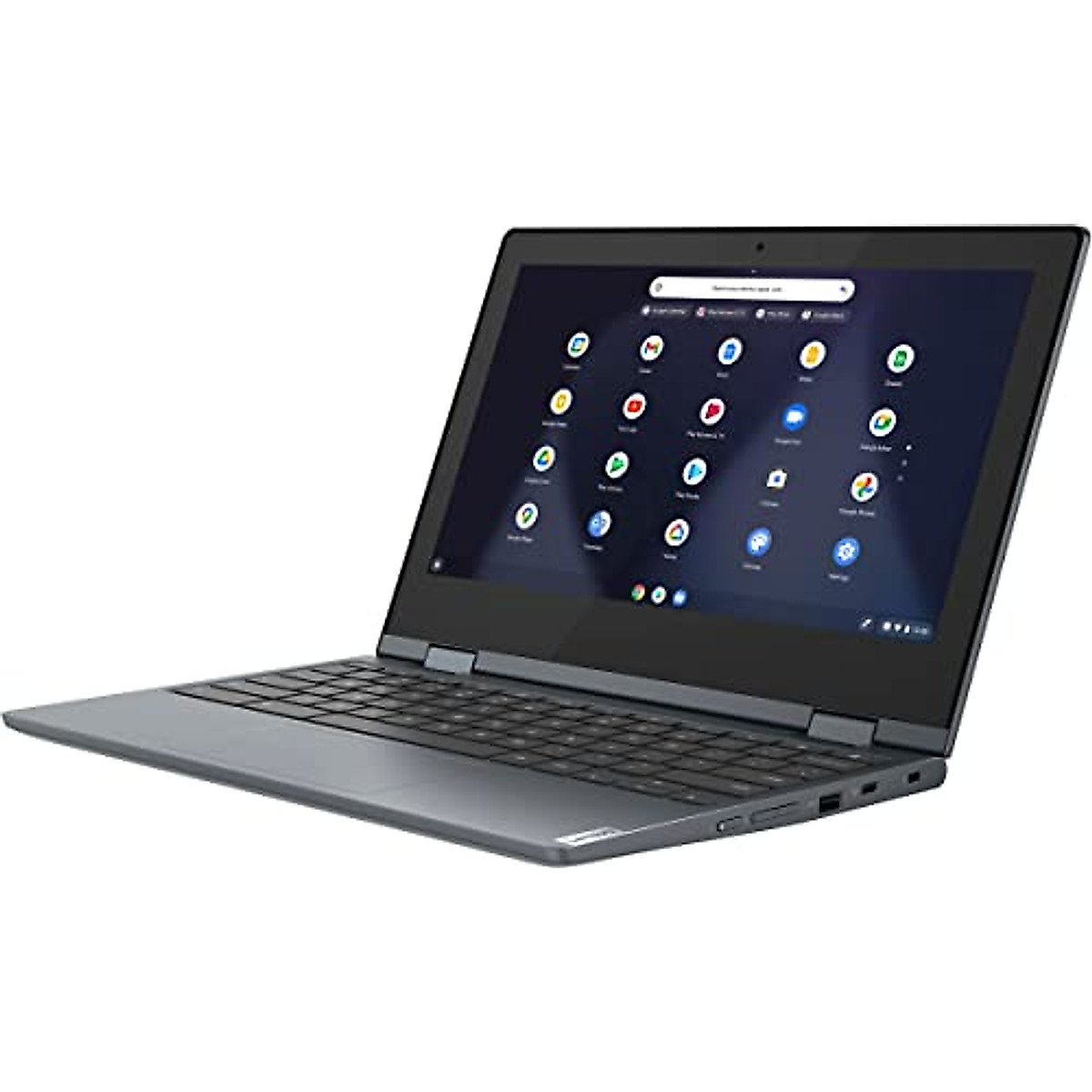 Lenovo IdeaPad Flex 3 11.6" HD 2-in-1 Touchscreen Chromebook (Intel Celeron N4020, 4GB RAM, 128GB (64GB eMMC + 64GB SD Card), Webcam) Convertible Home Education Laptop, IST Computers Pen, Chrome OS