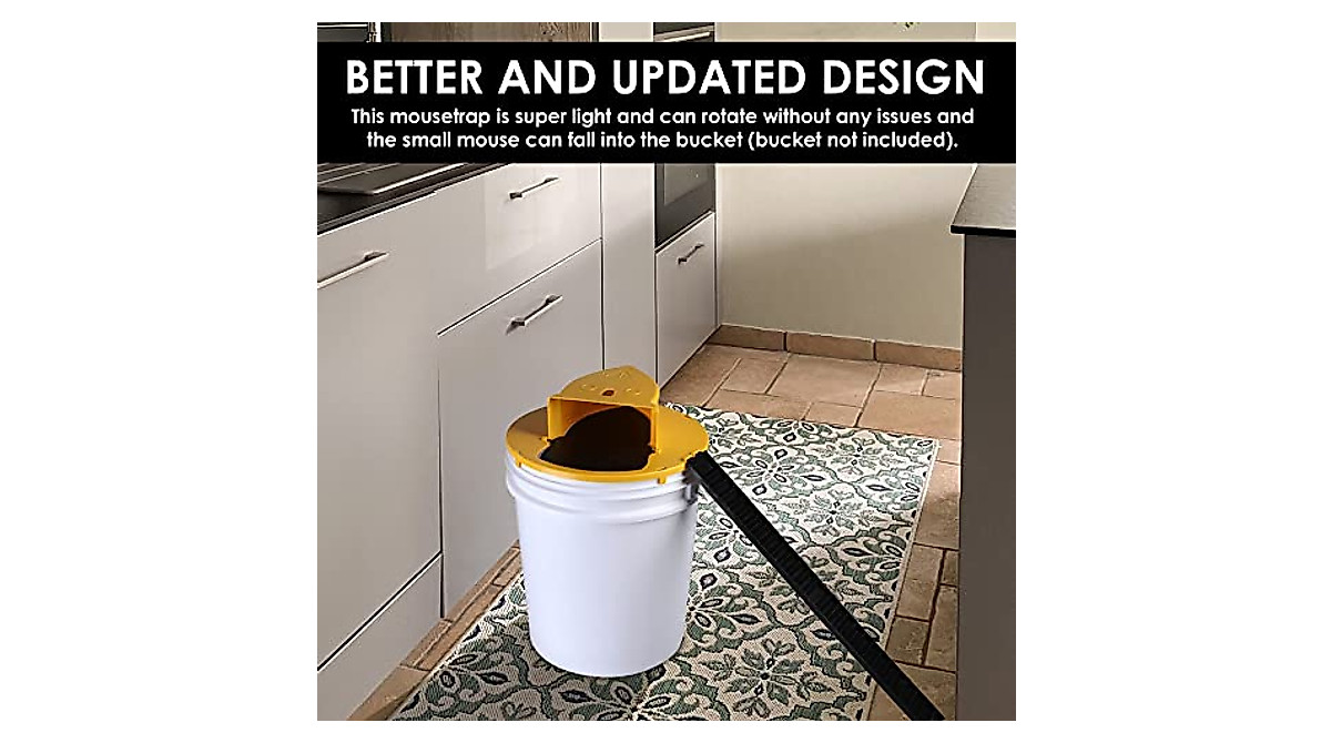 Perfect4MyHome Mouse Bucket Trap, Sliding Bucket Lid Mice Trap ...