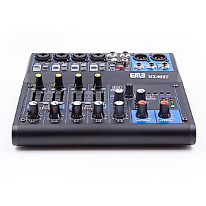 EMB MX08BT 99 DSP 8-Channel Audio Mixer Mixing Console MP3 Sound Desk With Bluetooth