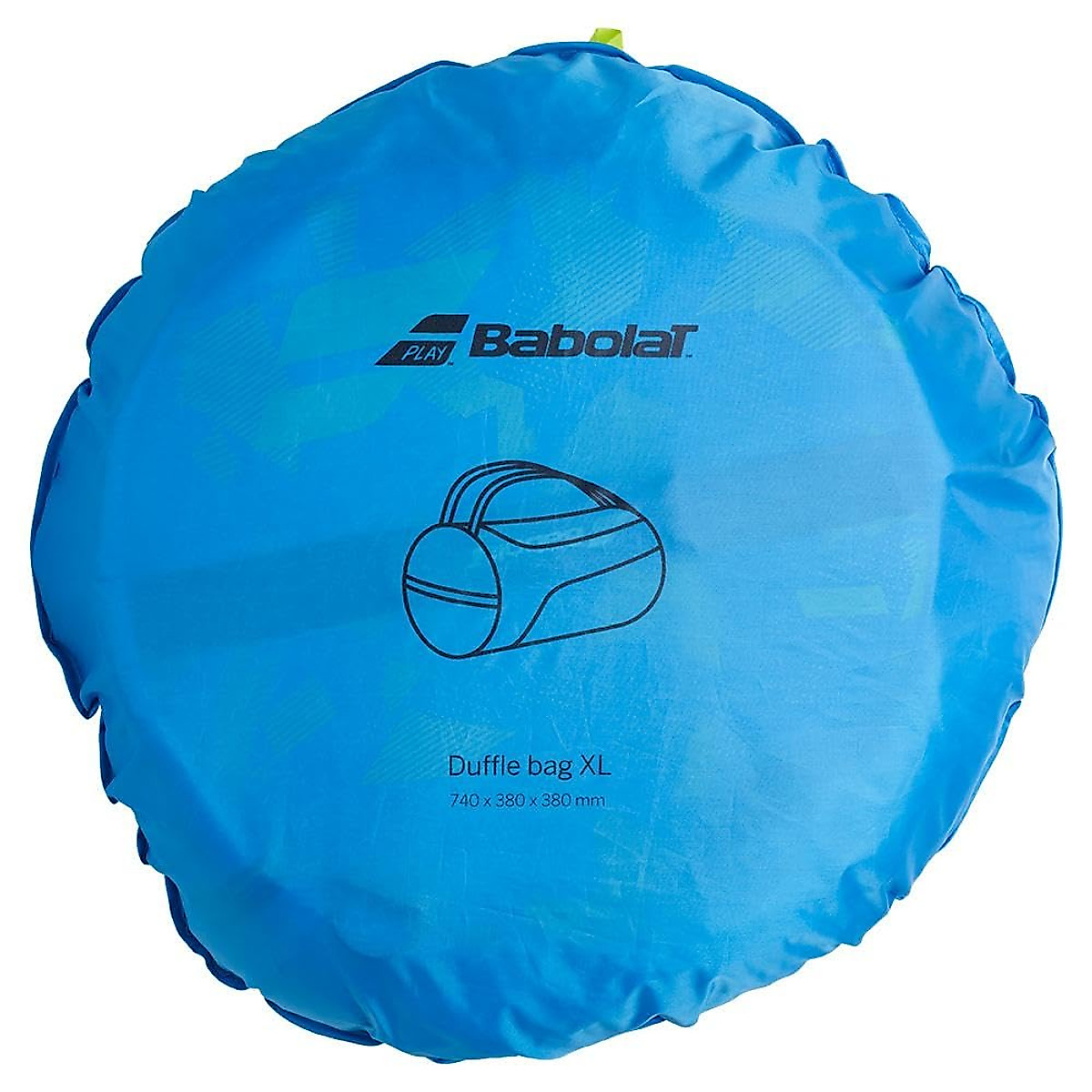 Babolat XL Tennis Duffel, Blue/Yellow Lime