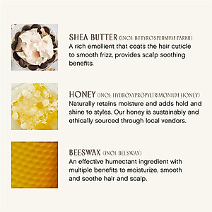 INNERSENSE Organic Beauty - Natural Inner Peace Whipped Creme Texturizer | Cruelty-Free, Clean Haircare (3.4oz)