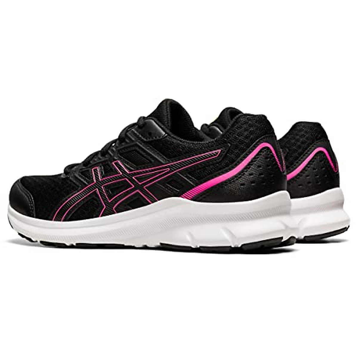 ASICS Women's JOLT 3 Running Shoes, 12, Black/HOT Pink