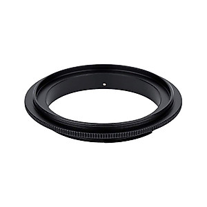 58mm Macro Lens Reverse Ring Adapter for Canon EOS Rebel T6 T7 T5 SL3 SL2 T8i T7i T6i T6s T5i 2000D 4000D 90D 80D 70D with EF-S 18-55mm Kit Lens & More Canon DSLR Cameras with 58mm Filter Thread Lens