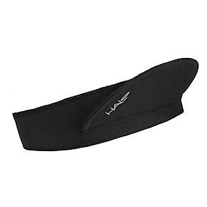 Halo Headband mens headband with visor, Black, One Size US