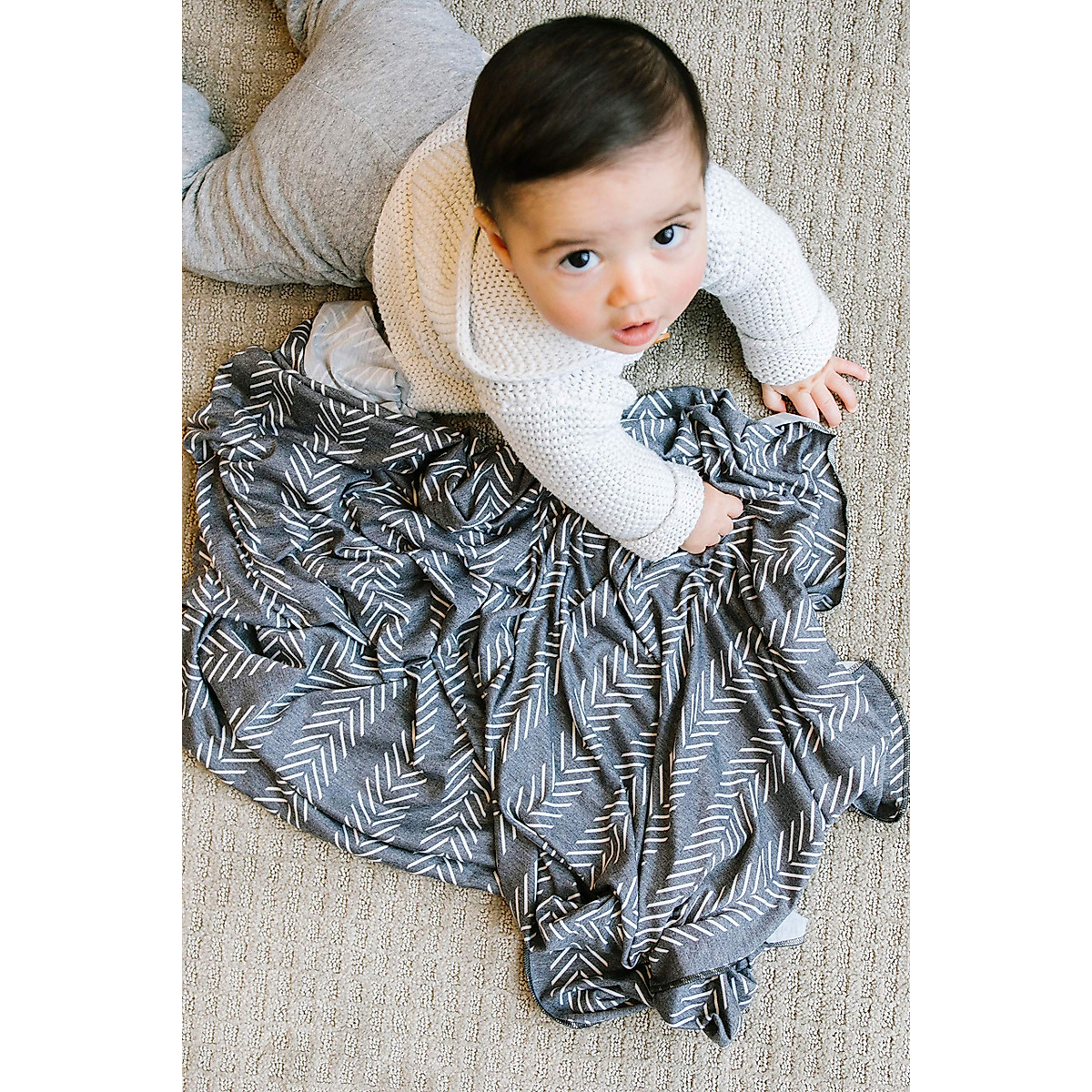 Copper Pearl Large Premium Knit Baby Swaddle Receiving Blanket Canyon