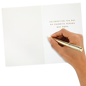 Hallmark Signature Birthday Card for Women (Favorite Person)
