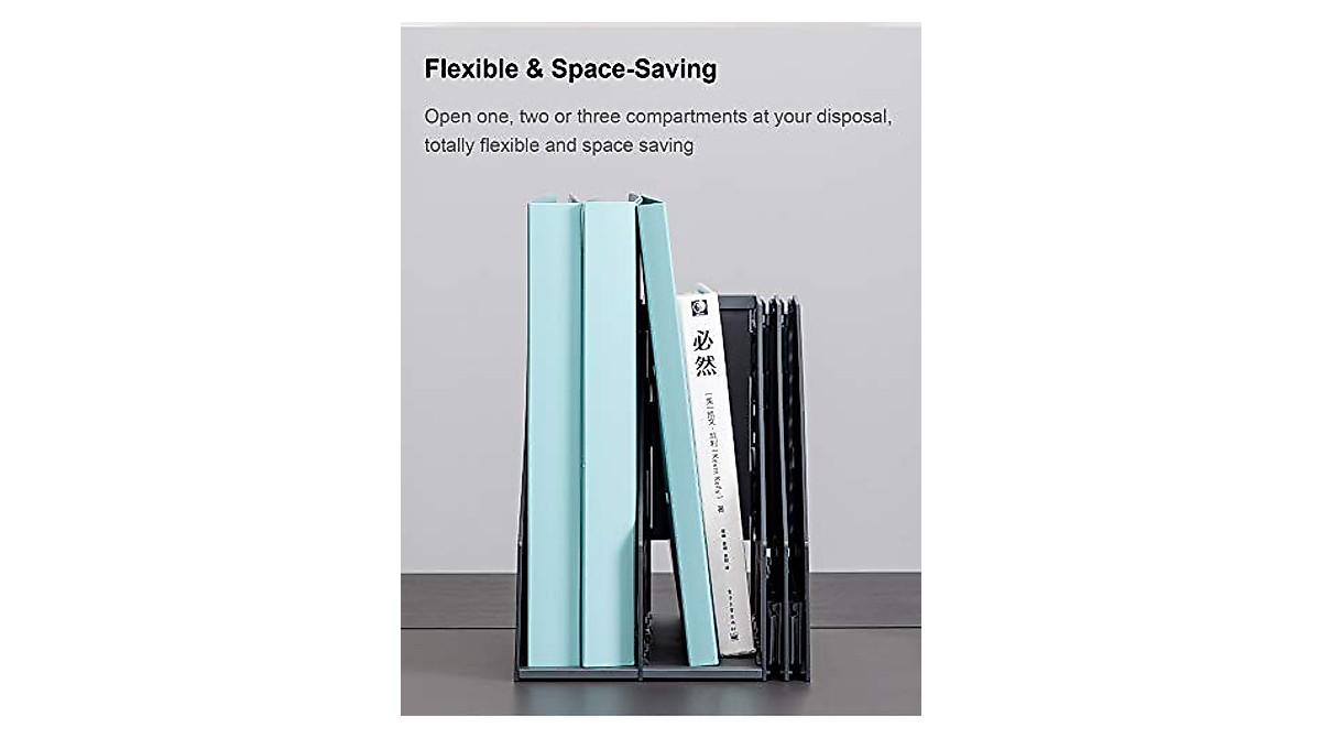 Leven/Deli Collapsible Magazine File Holder for Office & Home Organization