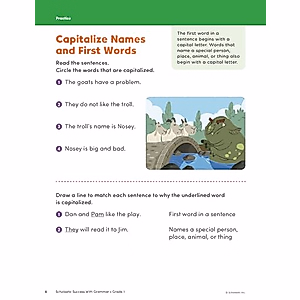 Scholastic Success with Grammar Grade 1 Workbook