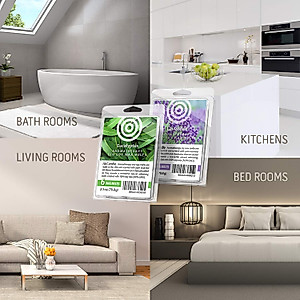 I & Candle, (Set of 4) Eucalyptus / Hibiscus & Citrus / Rose & Lavender / Rosemary & Mint Aromatherapy Wax Melts. 100% Soy Wax Non-GMO. Made in the USA