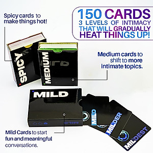 Spice IT UP by Why Don’t We. Spicy Couples Games for Adults with 150 Cards with Conversations, Spicy Dares & More - Best Date Night Games for Couples - Romantic Adult Couple Games