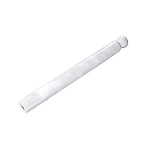 Homicoker Natural Marble Paper Towel Holder Polished, Natural Marble Upright Paper Holder Kitchen Towel Dispenser, Cloudy Grey Color