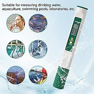 LIANGLIDE Water Tester Pen 2 in 1 TDS EC Soil Tester Portable Water Quality Meter for Laboratory Agriculture
