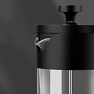 Btgghytr 350/600/1000ml Thickened Glass Espresso- Coffee Tea Maker Coffee Hand-Made Pot Frothed Milk Press