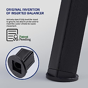 GRILLHOME 3 Inch Caster Wheels for Blackstone Griddle Stand, Griddle Accessories with Brake, 360 Degree Silky Swivel, Set of 4, Fits for Blackstone 22'' or 17'' Table Top Griddle Stand