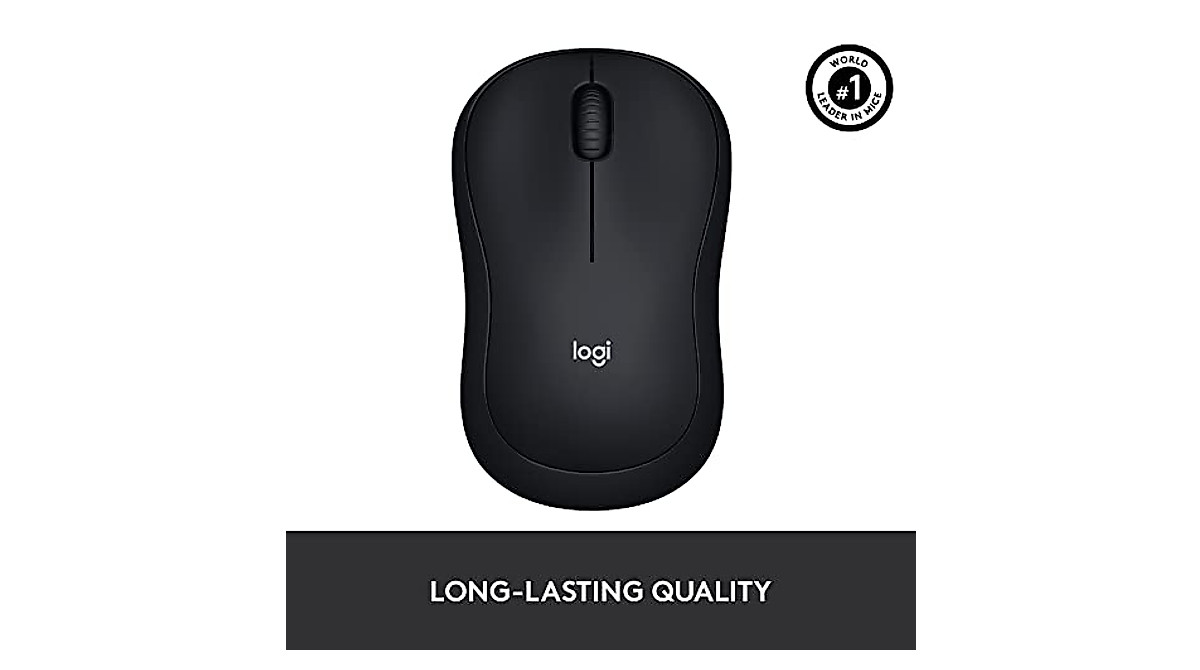 Logitech M185 Wireless Mouse - Compact, Ambidextrous, Long Battery Life