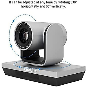 XUNGU HD Video and Audio Conferencing System, All-in-one 10X Optical Zoom USB PTZ Conference Room Camera Video and Audio conferencing for Big Meeting Rooms