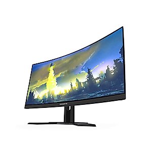 GIGABYTE G27FC 27" 165Hz 1080P Curved Gaming Monitor, 1920 x 1080 VA 1500R Display, 1ms (MPRT) Response Time, 90% DCI-P3, FreeSync Premium, 1x Display Port 1.2, 2x HDMI 1.4
