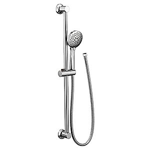 Moen Chrome Eco-Performance 5-Function Handheld Shower with 30-Inch Slide Bar and 69-Inch Hose, 3558EP