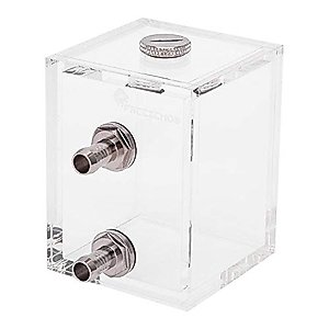 200ml Transparent Acrylic Water Cooling,Acrylic Computer Water CoolingTank,5mm Ultra-Quiet Faster Heat Dissipation Water Cooling Radiator,DIY Customization Water Cooled