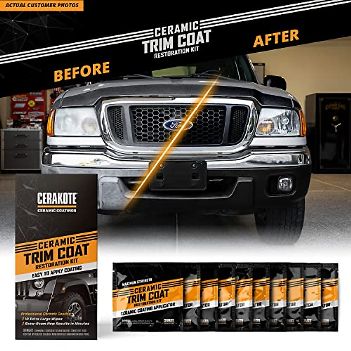 CERAKOTE® Ceramic Trim Coat Kit - Quick Plastic Trim Restorer - Guaranteed Restoration to Last Over 200 Washes – A Ceramic Coating, Not a Dressing