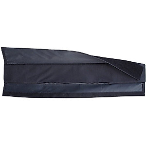 Dorsal Aero Roof Rack Pads for Factory and Wide Crossbars - Pack of 2 for Surfboards Kayaks Sups Snowboards Polyester 34" Inch Black