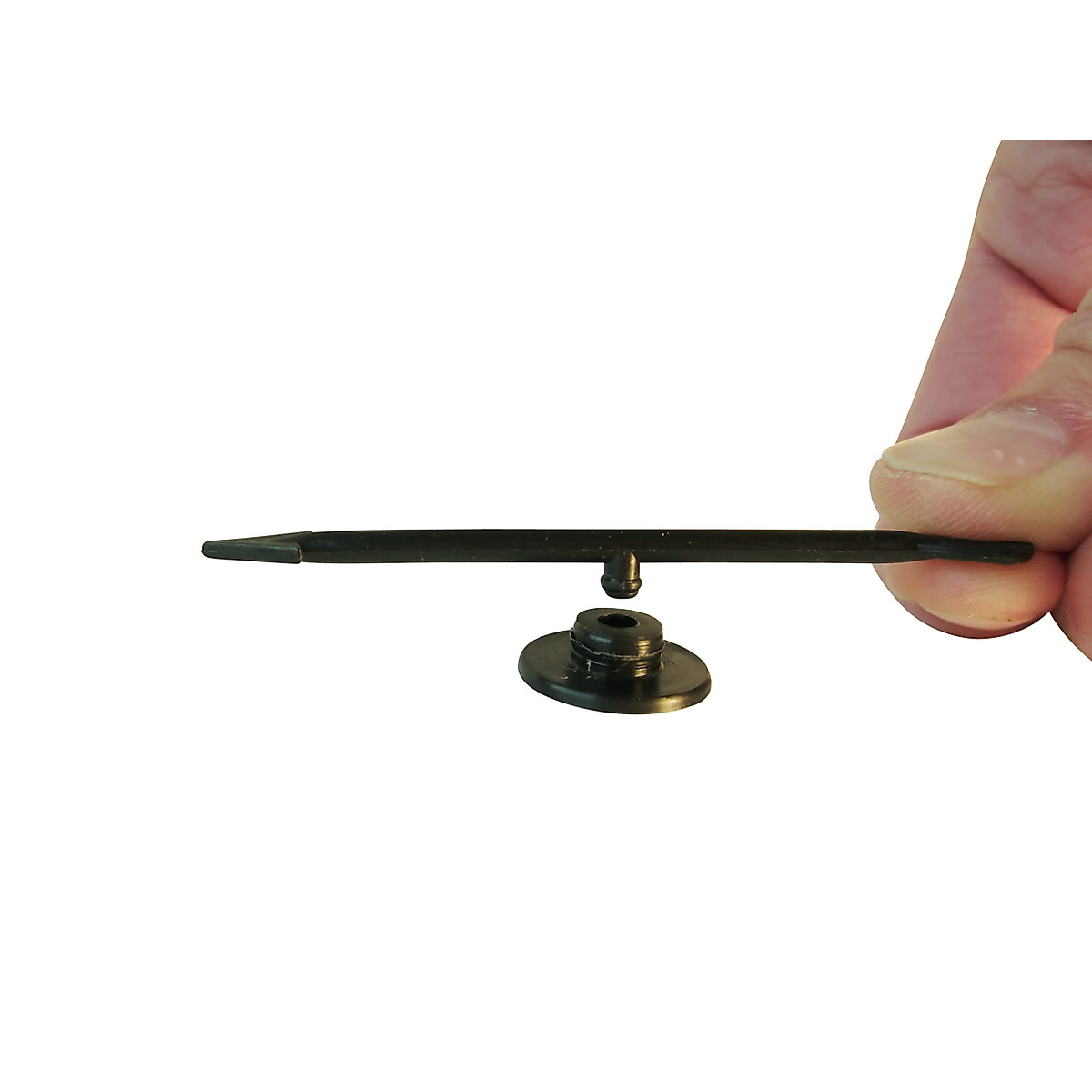 Game Spinner 12 Pack - 3 Inch Black Plastic Arrow Game Spinner - Small Lightweight Game Spinners for School - Spinners for Games - Game Pieces, Blank Arrow Spinner Gameboard Spinners