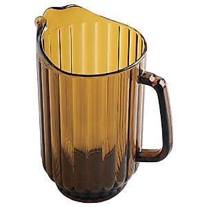 Cambro P600CW 60 oz Capacity, Camwear Amber Polycarbonate Pitcher