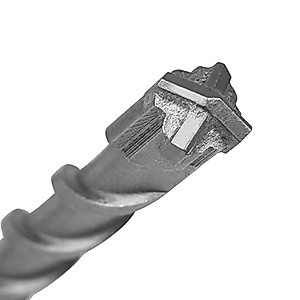 KHCRAFT SDS-plus Rotary Hammer Drill Bits 3/8 In. x 6 In. 10-Piece Rock Carbide Tip 4-Cutter for Brick, Cemet, Stone & Concrete