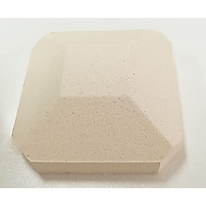 Ceramic Briquettes 2 by 2" Replacement for Select Turbo, Nexgrill Gas Grill Models