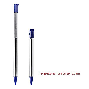 NSLikey 4 Pcs Adjustable Stylus Extendable Stylus Touch Screen Portable Pen for 3DS DS Game Console
