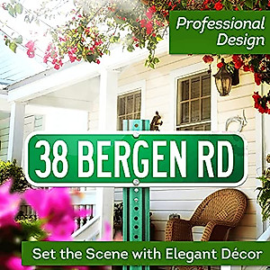 Street Sign, Custom Road Signs, 8 Colors, 6x24 Inch, Thick Rust-Free AlumaBond, (Classic) Made in USA By My Sign Center