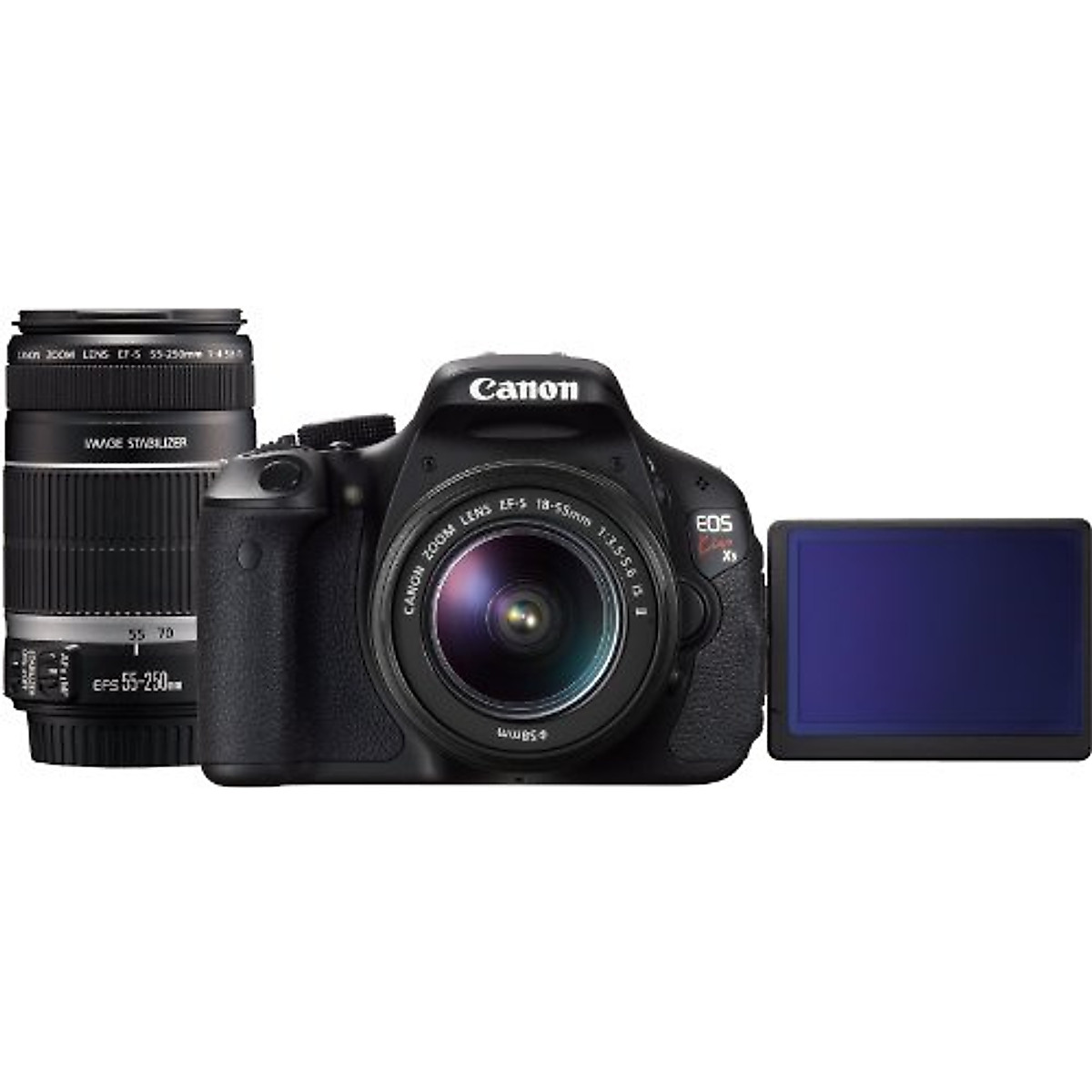 Canon EOS Kiss X5 Digital SLR Camera 2 Lens Kit - International Version (No Warranty)